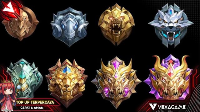 Urutan Rank Mobile Legends Terbaru dan Penjelasan Sistem Bintang - VexaGame